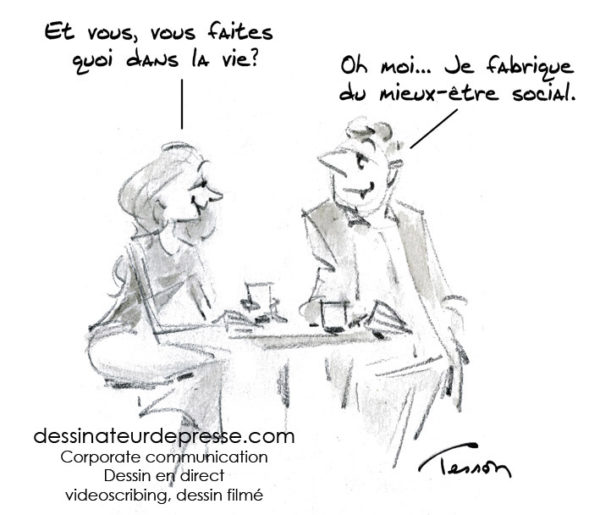 mutuelle - Tesson, dessinateur de presse, dessin en direct, dessin ...