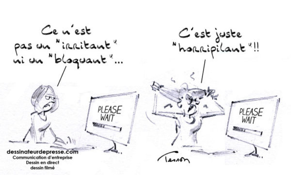 humour informatique - Tesson, dessinateur de presse, dessin en direct ...