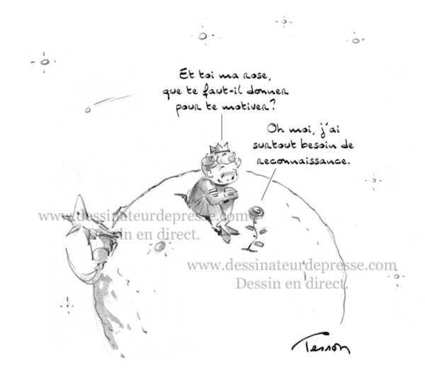 Engagement et management, la reconnaissance. - Tesson, dessinateur de ...