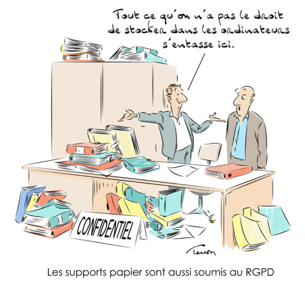 RGPD dessin de presse et illustrations