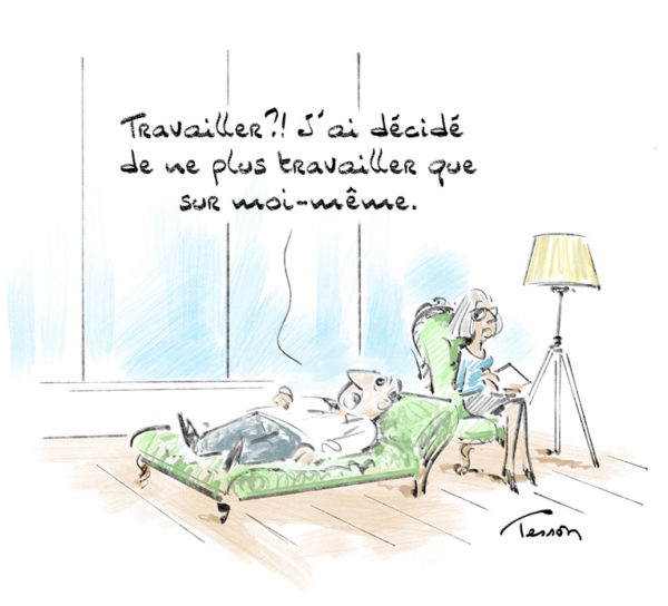 travailler humour - Tesson, dessinateur de presse, dessin en direct ...