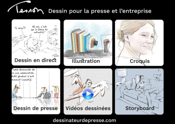tesson - Tesson, dessinateur de presse, dessin humoristiquefacilitateur ...