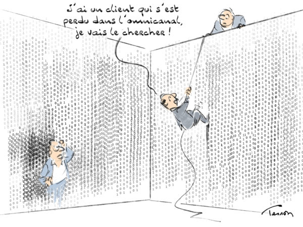 Omnicanal humour - Tesson, dessinateur de presse, dessin ...
