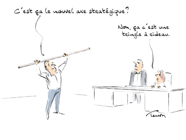 Stratégie humour - Tesson, dessinateur de presse, dessin ...